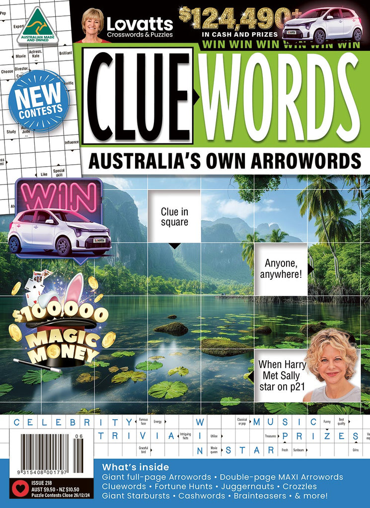 Shop Cluewords Issue 218 | Buy direct at LovattsMagazines.com.au ...