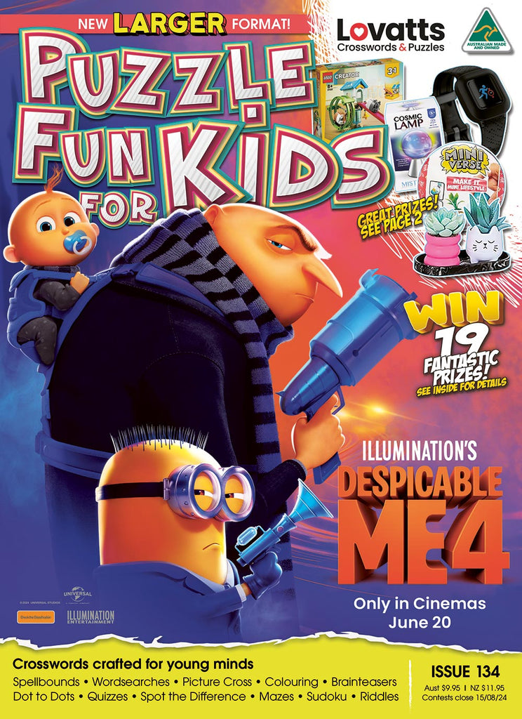 Shop Buy Puzzle Fun For Kids Issue 134 | LovattsMagazines.com.au ...