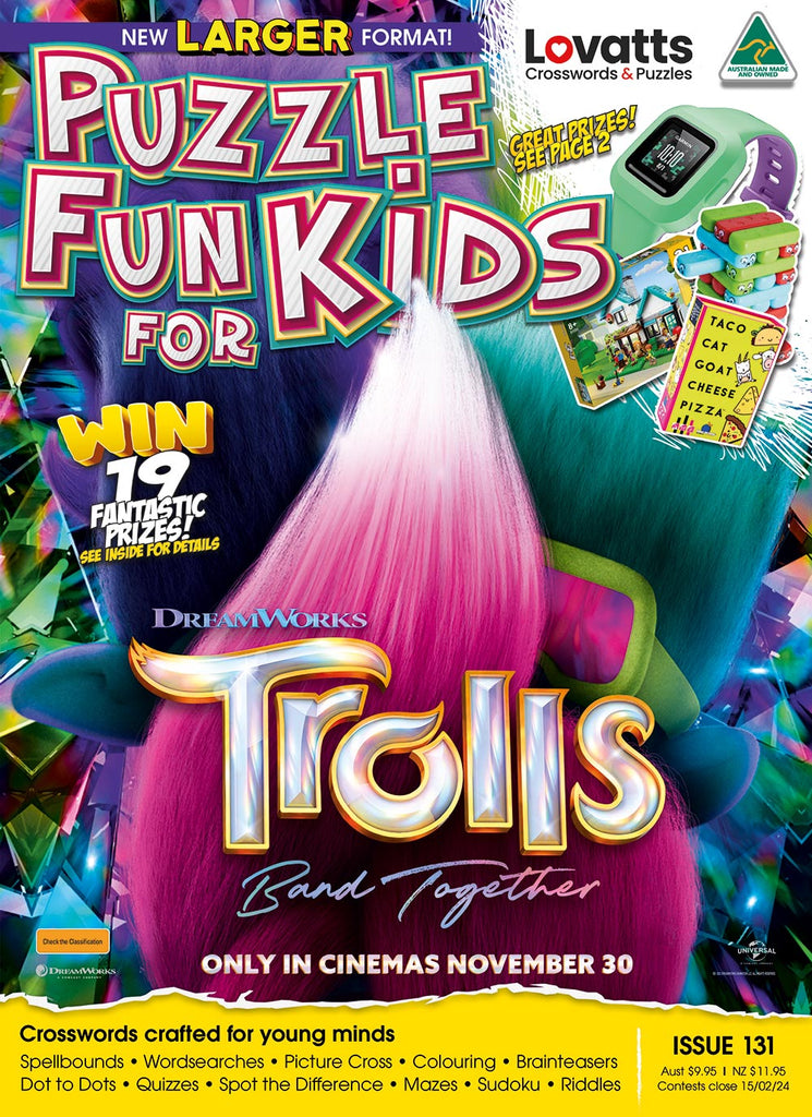 Shop Buy Puzzle Fun For Kids Issue 131 | LovattsMagazines.com.au ...