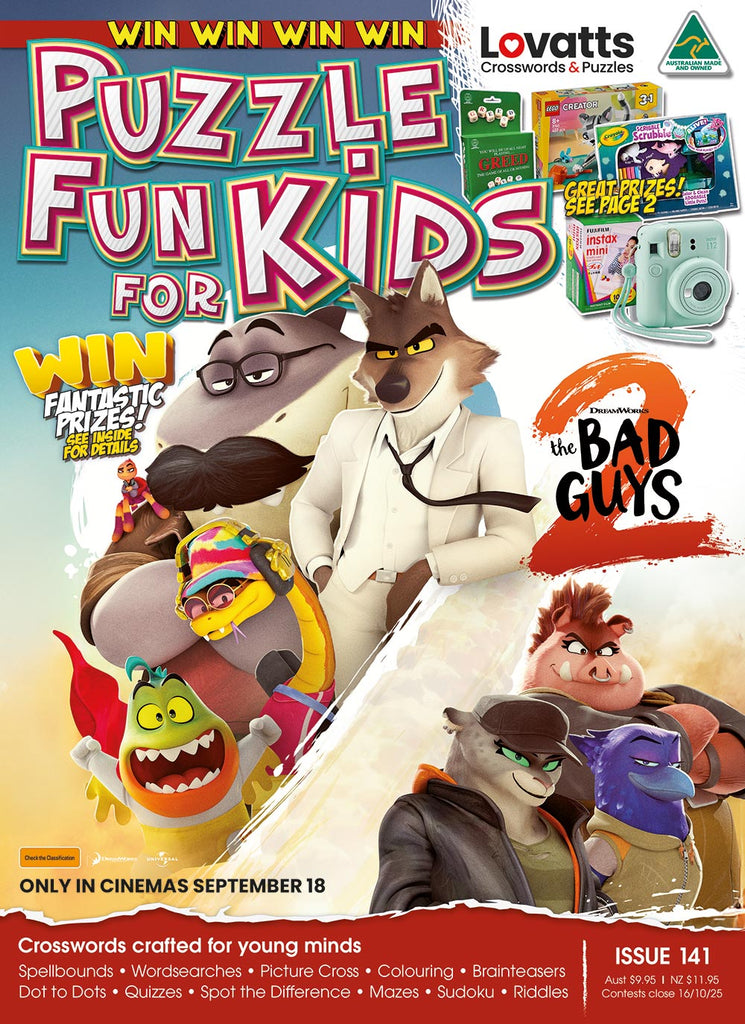 Shop Buy Puzzle Fun For Kids Issue 141 | LovattsMagazines.com.au ...
