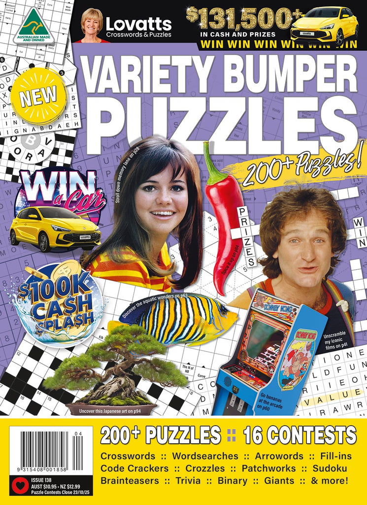 Shop Variety Bumper Puzzles Issue 138 | Buy direct at LovattsMagazines ...