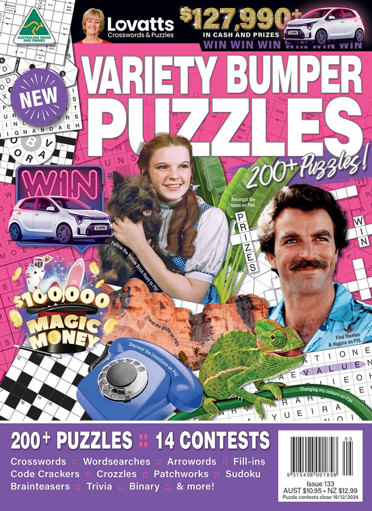 Shop Variety Bumper Puzzles Issue 133 | Buy direct at LovattsMagazines ...